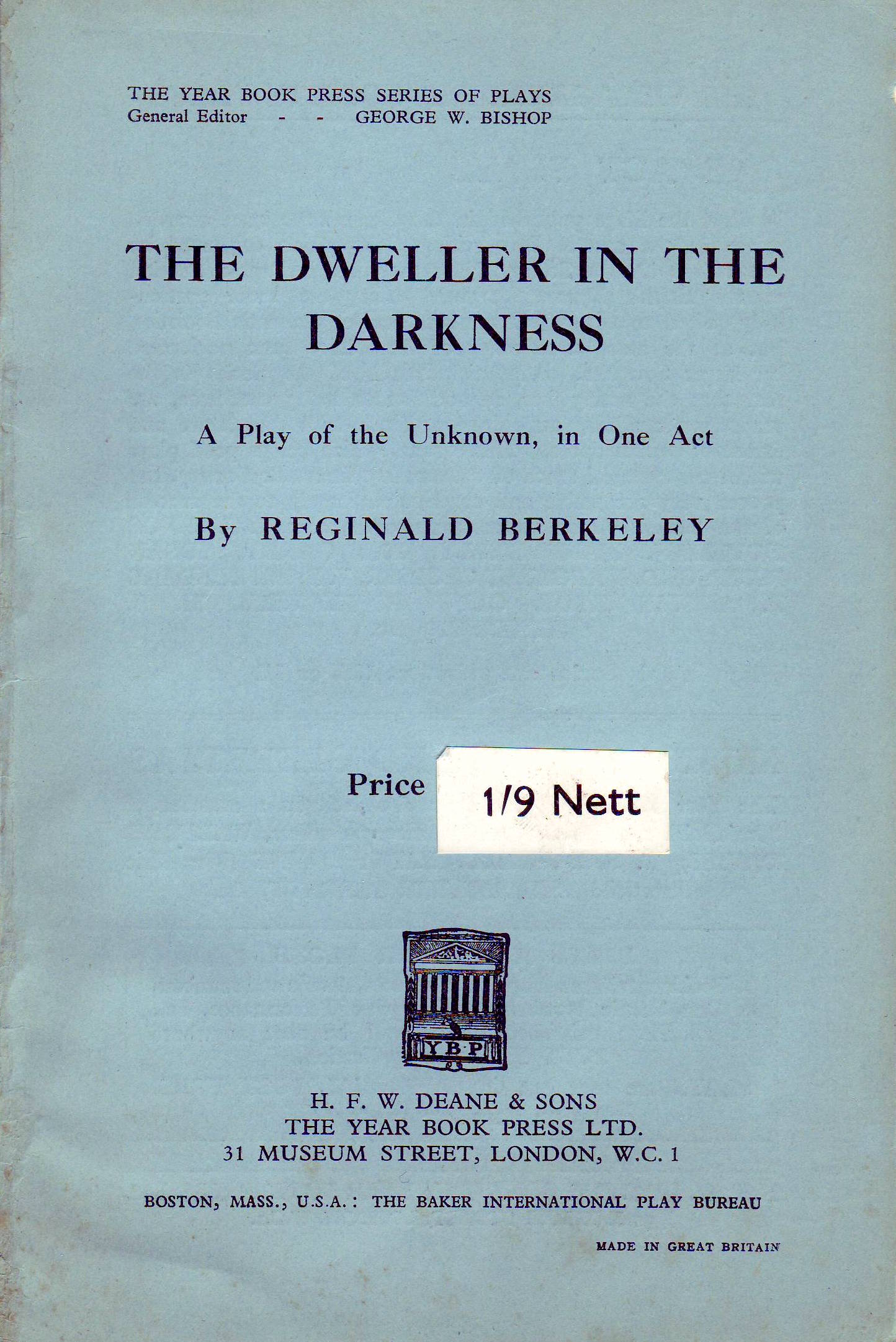 The Radio Plays of Reginald Berkeley – Kultura Press